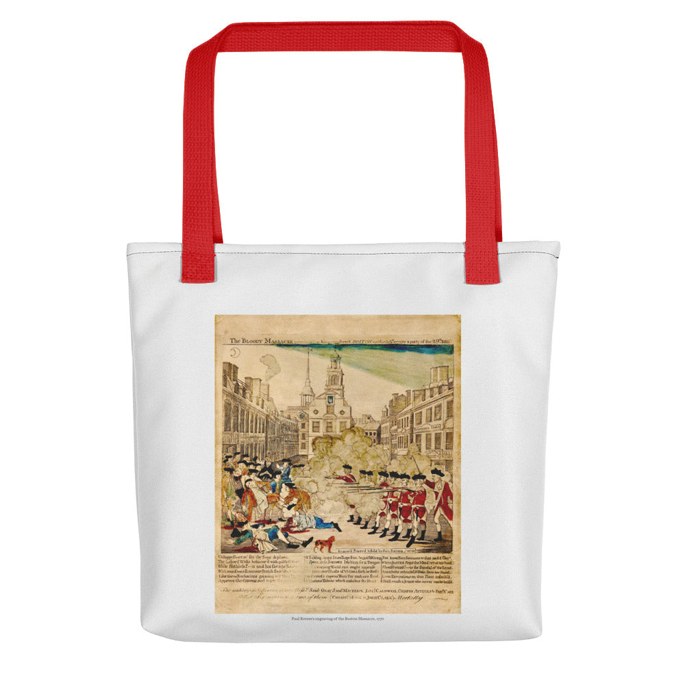 Paul Revere's engraving of the Boston Massacre, 1770 (tote) – Gilder ...